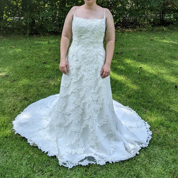 Monique Luo | Dresses | Nwt Monique Luo Fit Flare Wedding Dress | Poshmark